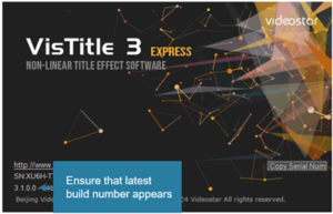 Steps to upgrade VisTitle build