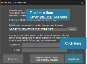 EDIUS 11: Way to install VisTitle Express