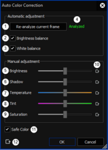 EDIUS 11 New Feature: Auto video color correction